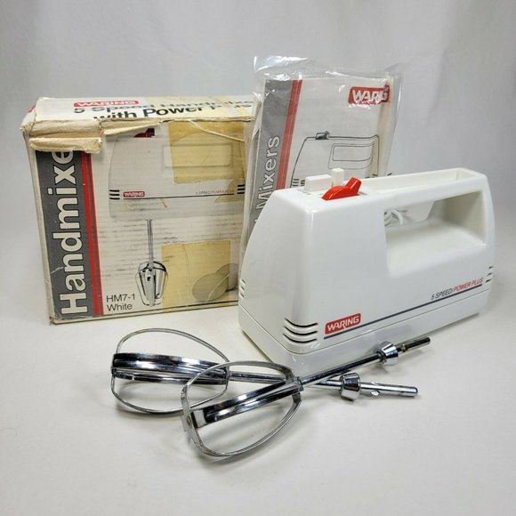 Waring | Kitchen | Vintage Waring 5speed Handmixer Power Plus With Box ...